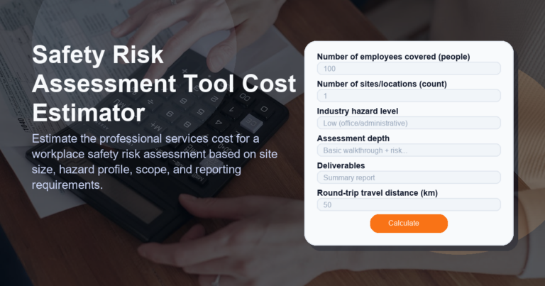 Safety Risk Assessment Tool Cost Estimator - saferoadmaps.org